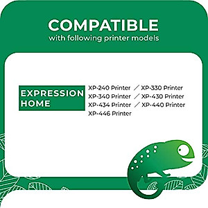 COLORETTO Remanufactured Ink Cartridge Replacement for Epson 288 T288XL 288 XL Used for Epson Expression home XP-240 XP-330 XP-340 XP-430 Printer 5 packs (2 Black 1 Cyan 1 Magenta 1 Yellow) Combo Pack