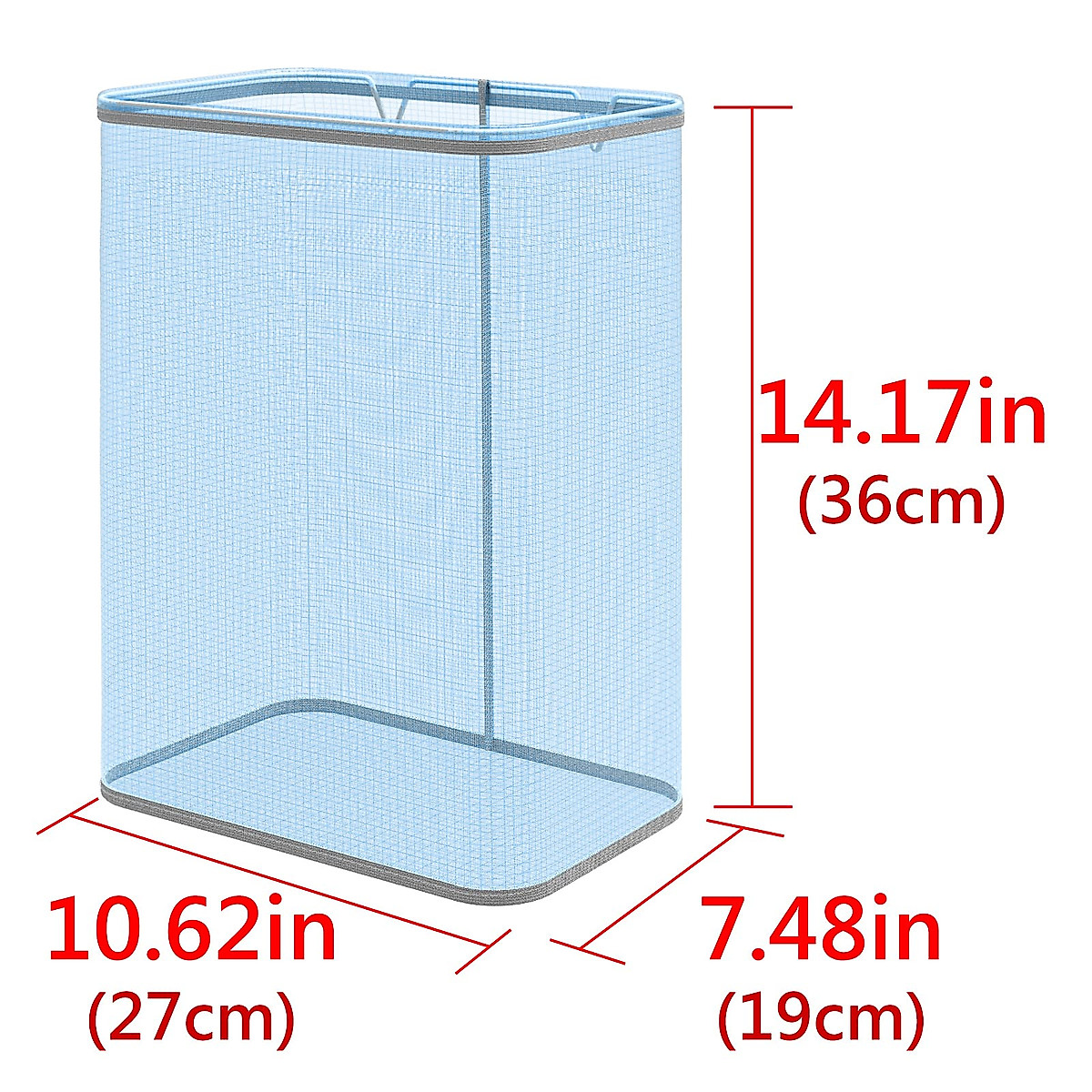 Linkidea 2 Packs Bath Toy Storage Organizer, Hanging Mesh Bathtub Toy Holder Basket with Adhesive Hooks, Shower Caddy for Kids Toddlers Bathroom Car Toy (Blue & Pink)