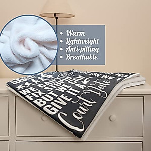 InnoBeta Lawyer Gifts, Throw Blanket for Men, Women and Law School Studnets on Law Day, Birthday and Christmas, 50" x 65"- Best Lawyer Ever