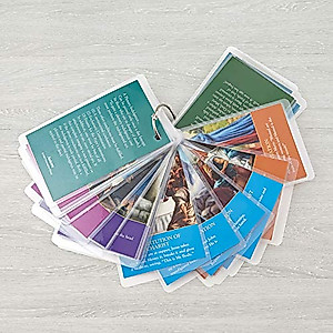 How to Pray the Rosary Laminated Catholic Prayer Cards Set for Kids, 4 1/2 Inch