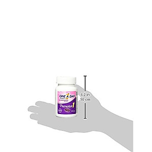 One A Day Women's Prenatal 1 Multivitamin Including Vitamin A, Vitamin C, Vitamin D, B6, B12, Iron, Omega-3 DHA & more, Tablet,Softgels, 60 Count - Supplement for Before, During, & Post Pregnancy