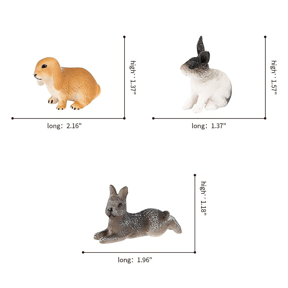 REALYUCAN 8 Pieces Chicken Nest Suit Toys Farm Animal Toys Action Figures Mini Farm Animal Figurines Party Favors Pack for Kids Ages 3-8