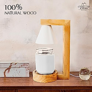 RPXLIFE Candle Wax Warmer Lamp, Candle Warmer Lamp, Lamp Candle Warmer Electric, Candle Light Warmer, Gifts for Mom, Bedroom, Home Decor. Dimmable Candle Warmer Lamp with Timer and 2 50w Bulbs