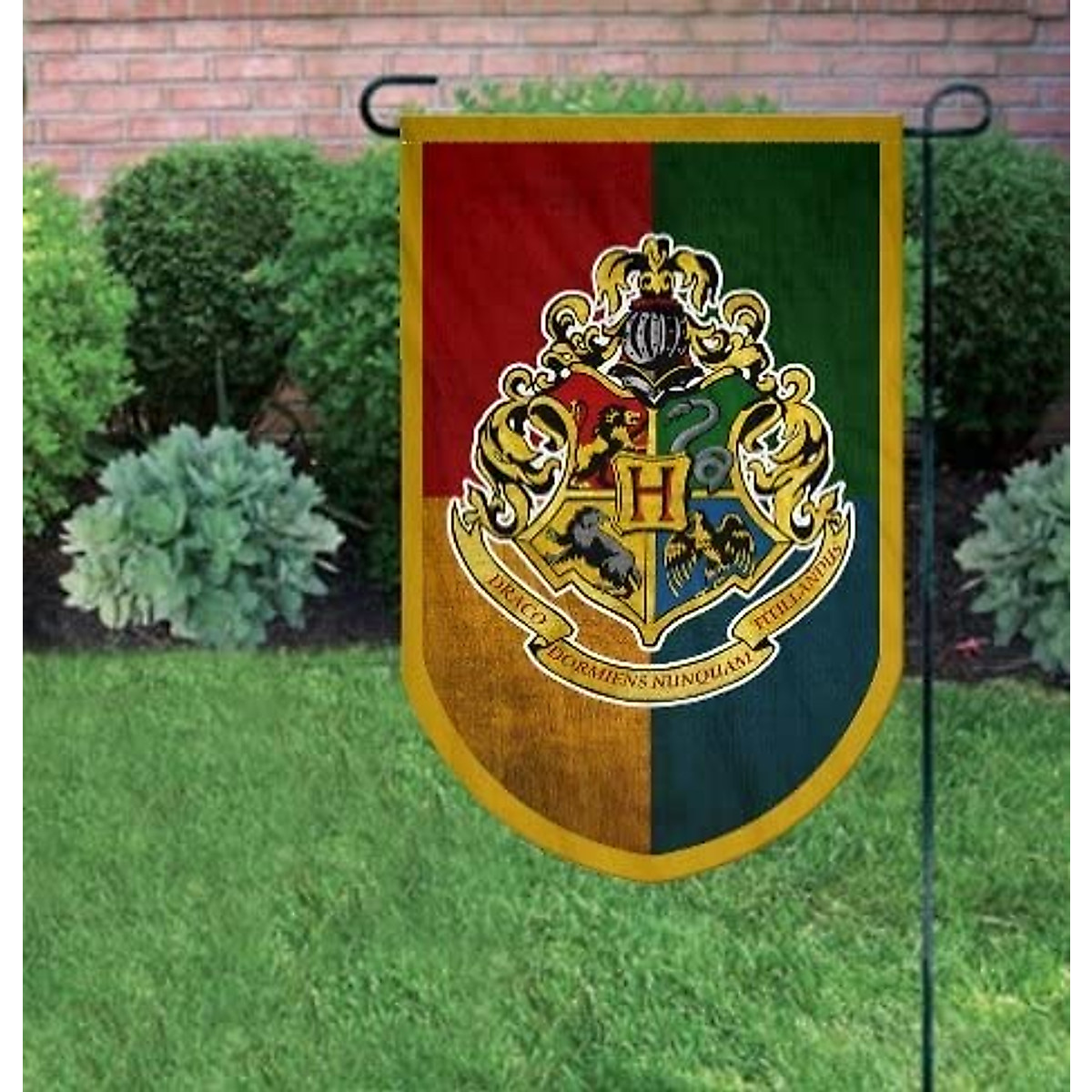 Wizard Style Banner - Home Flag 37x24 in - Printed on Both Sides - Durable Enough for Outside Conditions - Perfect Barware Man Cave Gift - Unique HP Collectible Accessories
