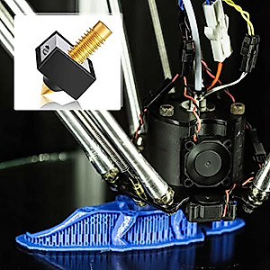 10Pieces Heater Block Silicone Cover 3D Printer Hotend Silicone Sock Heat Shield Printer Accessories for Creality Ender 3/3 Pro/3 V2, Ender 5/5 Plus/5 Pro, CR 10 Series, MK7/ 8/9