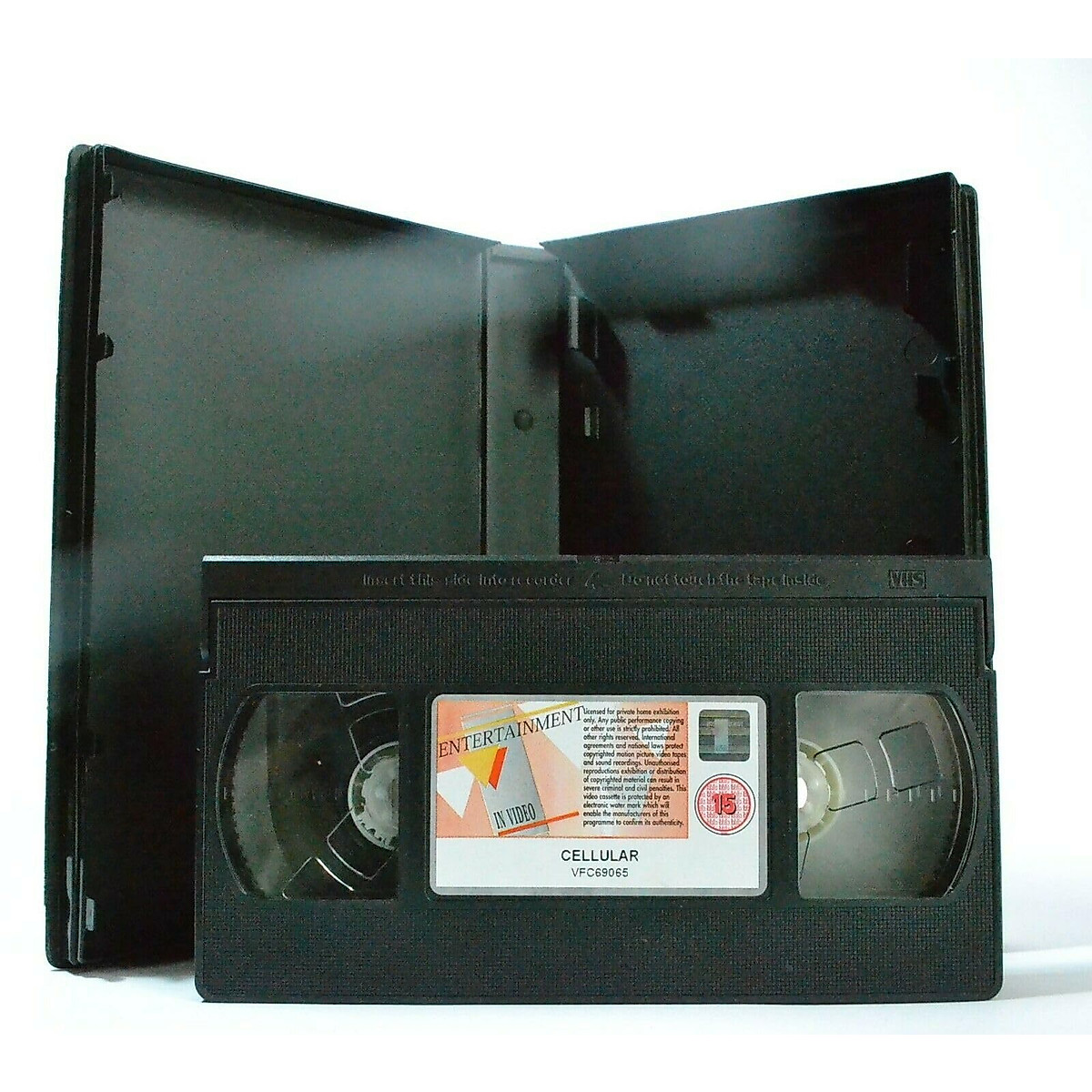 Cellular: K.Basinger/J.Statham/C.Evans - Crime Thriller (2004) - Large Box - VHS