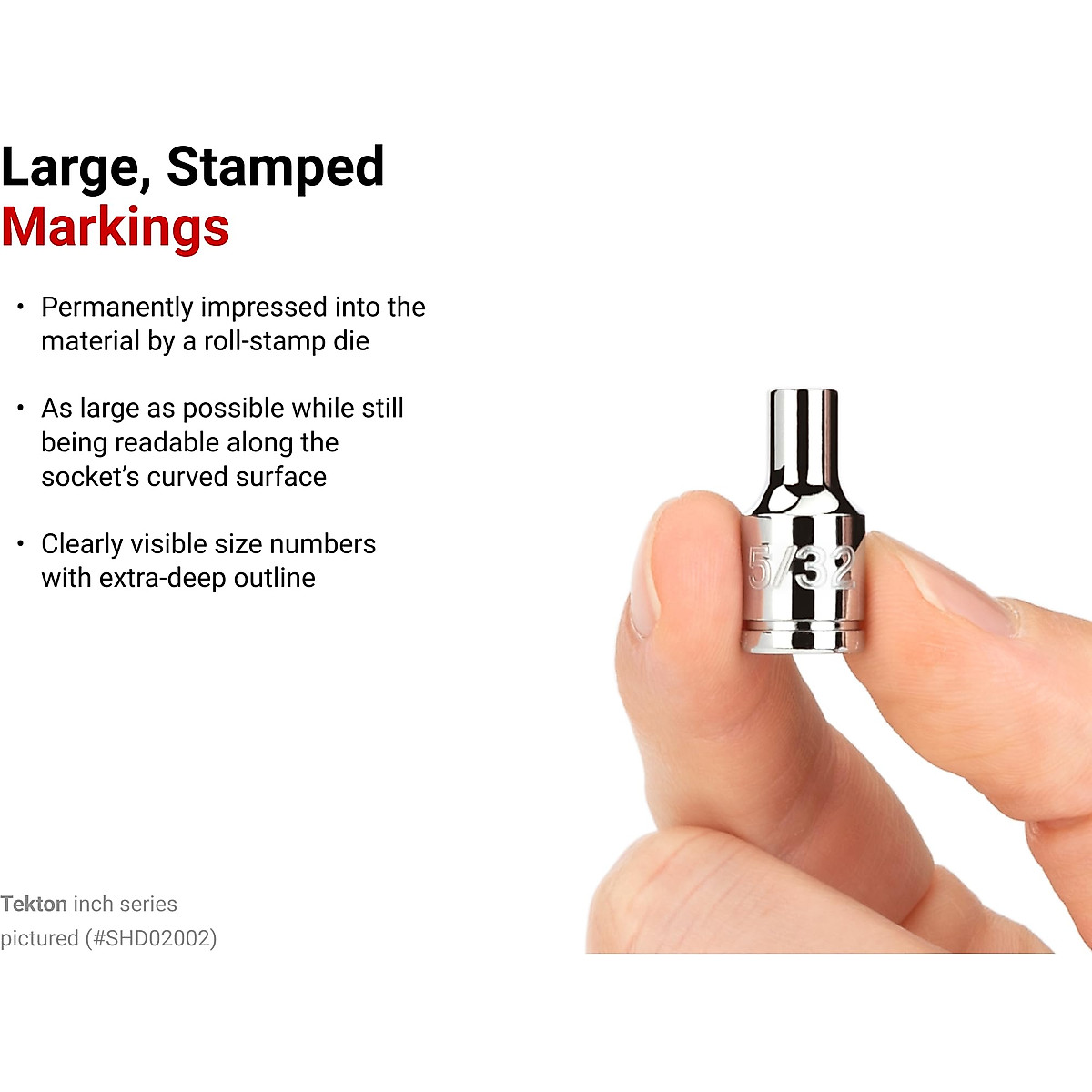 TEKTON 1/4 Inch Drive 12-Point Socket Set, 11-Piece (5/32-9/16 in.) | SHD90103