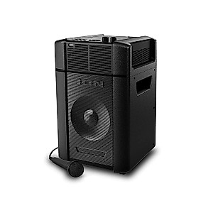 Ion Projector Deluxe Speaker Battery/AC Powered Indoor/Outdoor Projector (Renewed)