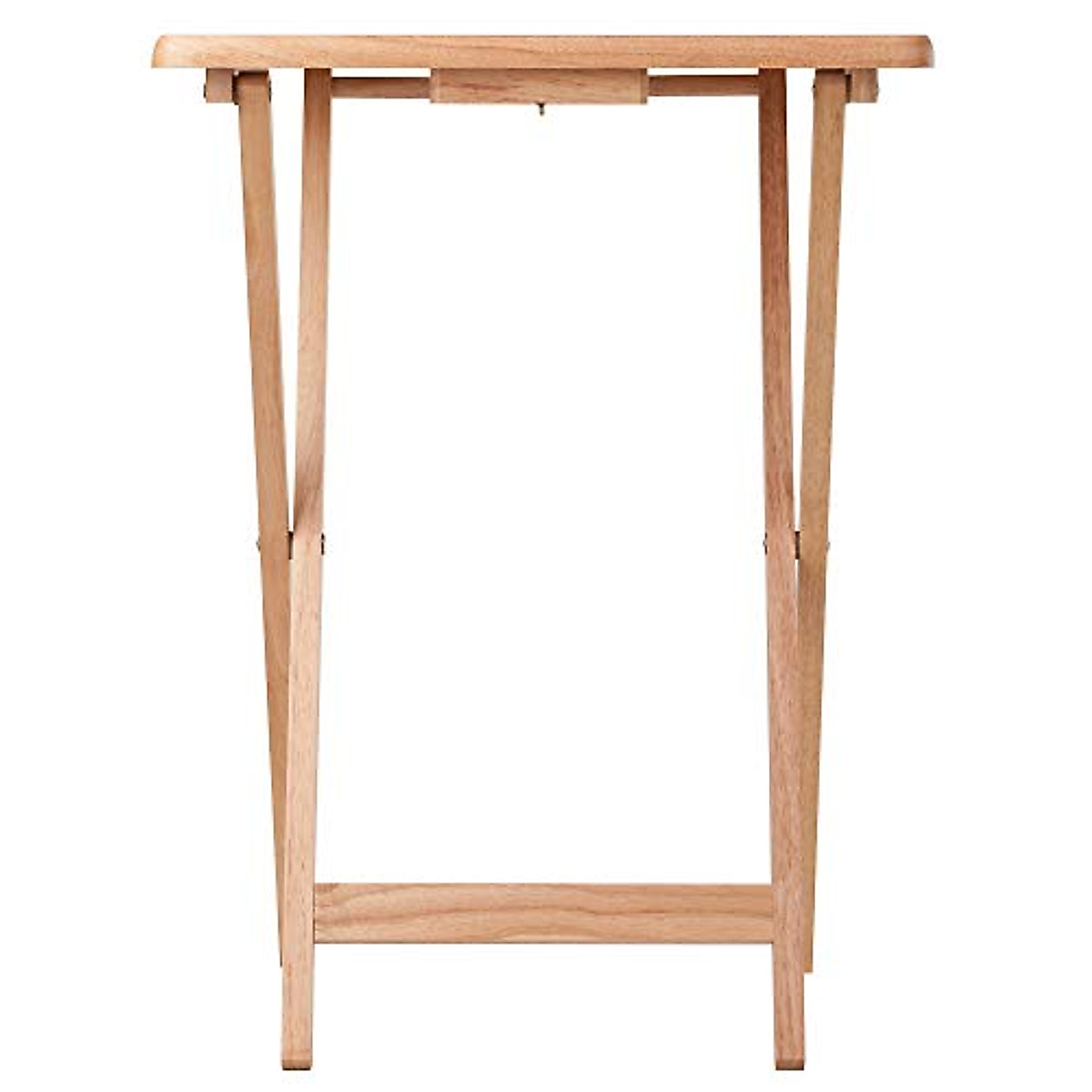 Winsome Alex 2-pc Set TV Table, Natural, 19.06 x 14.57 x 25.98"