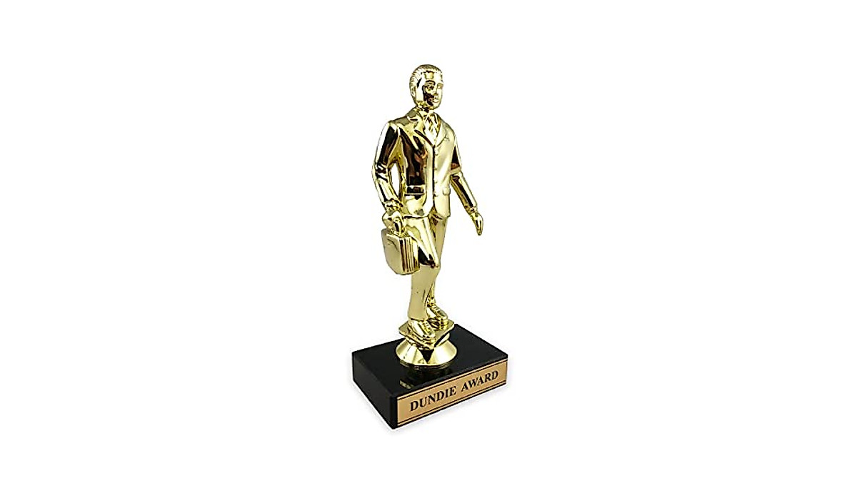 Dundie Award Trophy The Office Merchandise - Official Dunder Mifflin ...