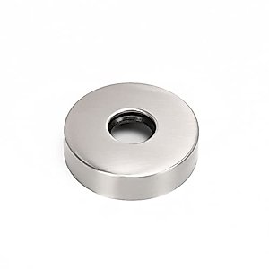 NearMoon Shower Arm Flange, Stainless Steel Replacement Escutcheon Cover Plate for Universal Standard ShowerHead Arm (2.4 Inch, Brushed Nickel)
