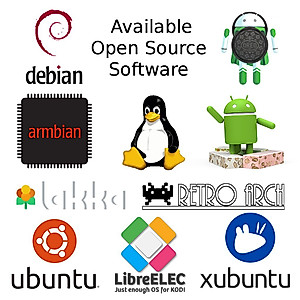 Libre Computer Board AML-S905X-CC (Le Potato) 1GB 64-bit Mini Computer for 4K Media
