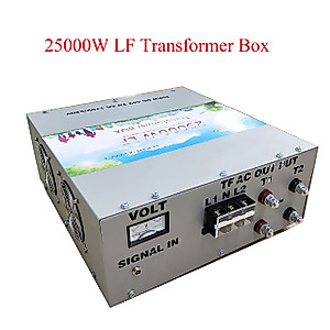 RuiCheng 100000 Watt Peak 25000 Watt Low Frequency Split Phase Pure Sine Wave Power Inverter 48 V Dc Input / 110 V,220 V Ac Output 60 Hz Frequency with 110V Charger & 3.5" LCD Display Box