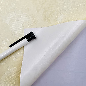 SimpleLife4U Peel & Stick Shelf Liner Waterproof Drawer Paper 17.7 Inch by 9.8 Feet, Beige Damask