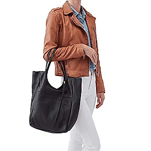 HOBO Women's Native Tote Bag, Black, One Size