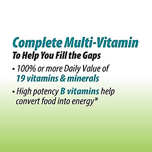 Nature's Way Alive! Garden Goodness Men's Multivitamin, One Serving of Veggies and Fruits**, High Potency B-Vitamins, 60 Tablets