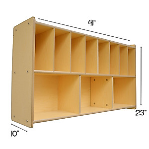 Children’s Factory Value Line Overhead Diaper Storage Organizer, Wall Mount Classroom, Nursery, Daycare Furniture