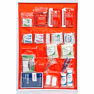 UniShield 4-Shelf Metal 1st Aid Cabinet Class B, Large Capacity First Aid Wall Mount Medicine Cabinet, Secure Metal Med Box with Easy Access, Exceeds OSHA/ANSI Z308.1 2015, Over 775-Pieces
