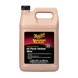Meguiar's M2601 Mirror Glaze Hi-Tech Yellow Wax - 1 Gallon Container