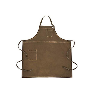 Chef Works Unisex Dorset Chefs Bib Apron, Golden Brown, One Size