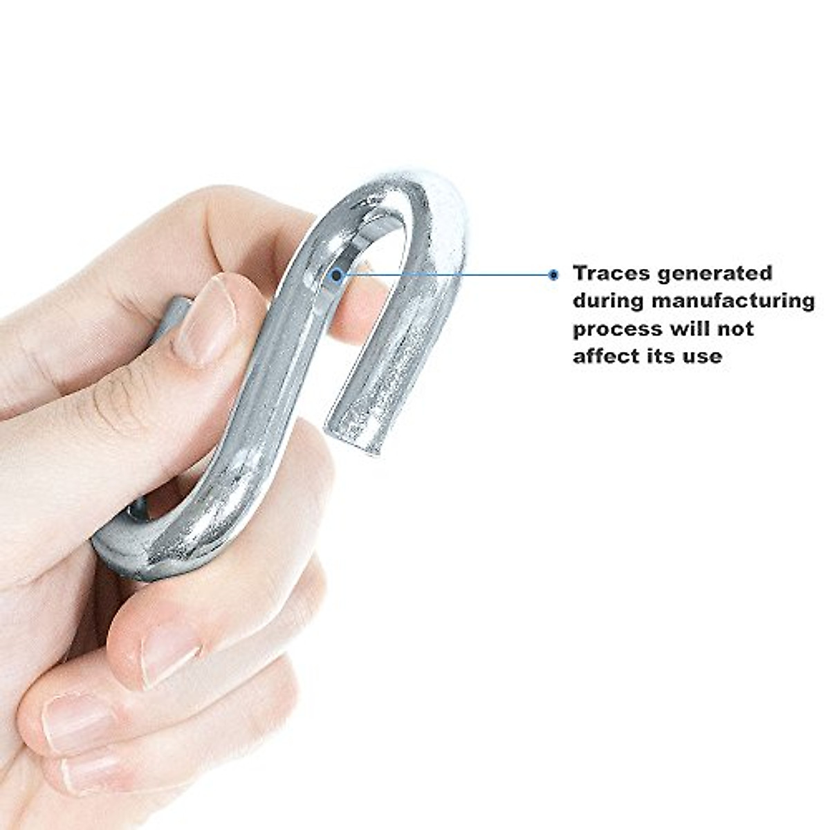 Paracord Planet - S-Hook 1/4 Inch (Overall Length of 2 1/8 Inch) - Metal Hanging Hooks - Available in 5, 10, and 25 Packs