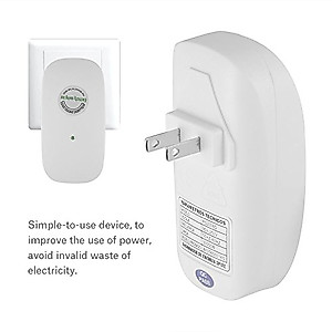 ASHATA 90V 240V Power Save Box, 30000W Home Reduces Electricity, Household Power Saver Smart Plugs, Power Volt Energy Saver for Air Conditioners, Washing Machines, Refrigerators Televisions