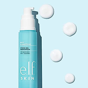 e.l.f. Holy Hydration! Hydro-Gel Moisturizer, Hydrates & Moisturizes Skin for a Plumped Up Complexion, Lightweight & Quick-Absorbing, White, 1.76 Oz