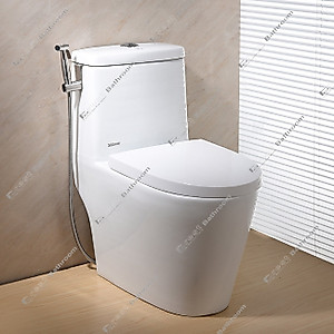 Ownace Brushed Nickel Hand Held Bidet Sprayer Qualitied Stainless Steel Diaper Sprayer Shattaf Complete Set for Bidet Toilet Bathroom