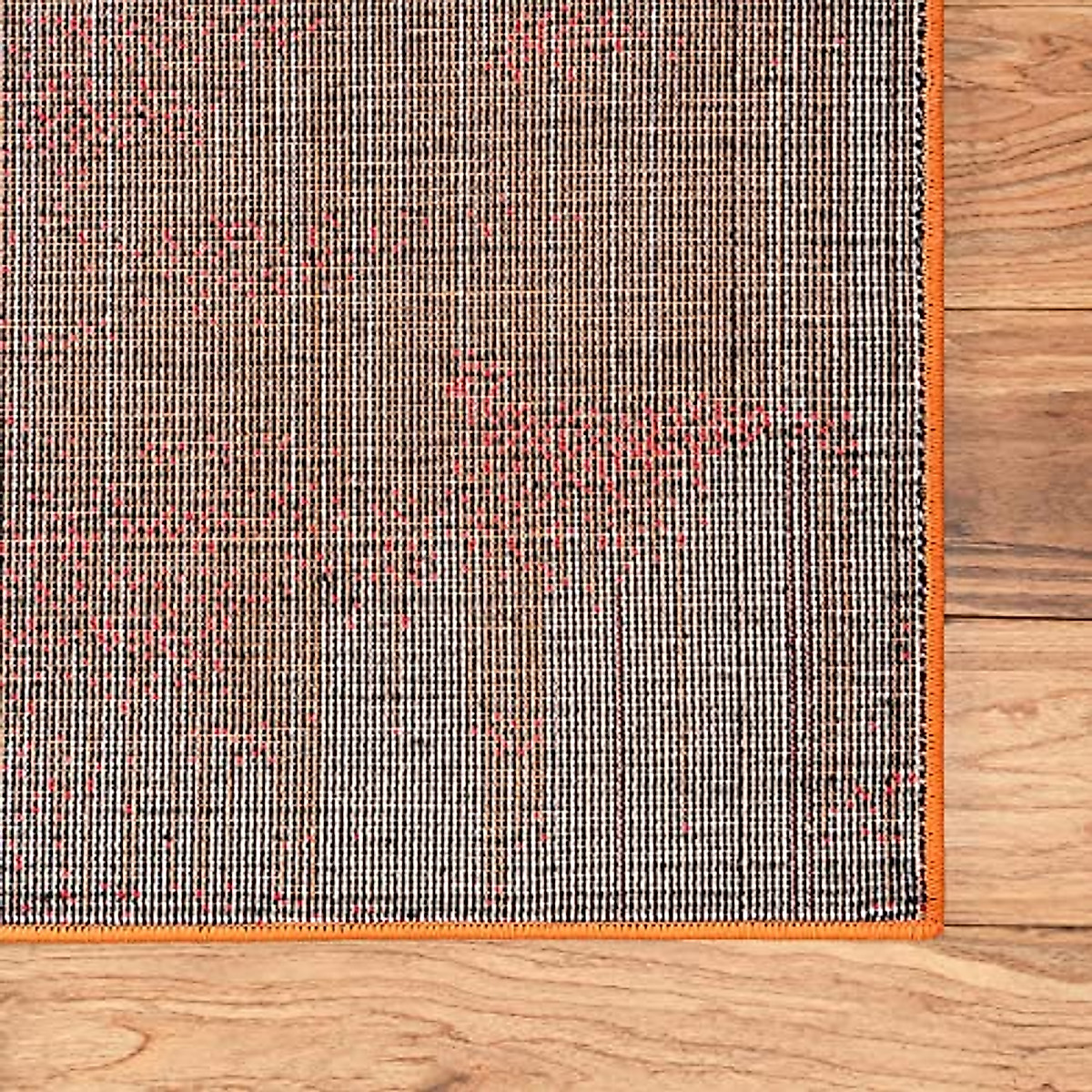 Unique Loom Metro Collection Contemporary Abstract Bright Warm Candle Light Area Rug, 5 ft x 8 ft, Orange/Yellow