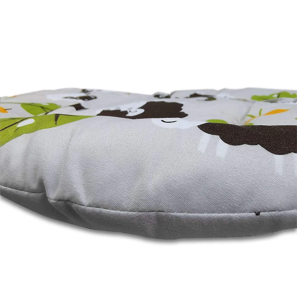 twoworld Baby High Chair Seat Cushion Liner Mat Pad Cover Resistant and High Chair Straps (5 Point Harness) 1 Suit (Grey Sheep)