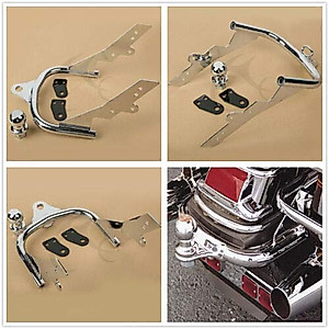 TCT-MT Trailer Hitch Fit for Harley 1995-2006 FLHTCUI Electra Glide Ultra Classic; Road King FLHR 1994-2008 Chrome 2007 2005