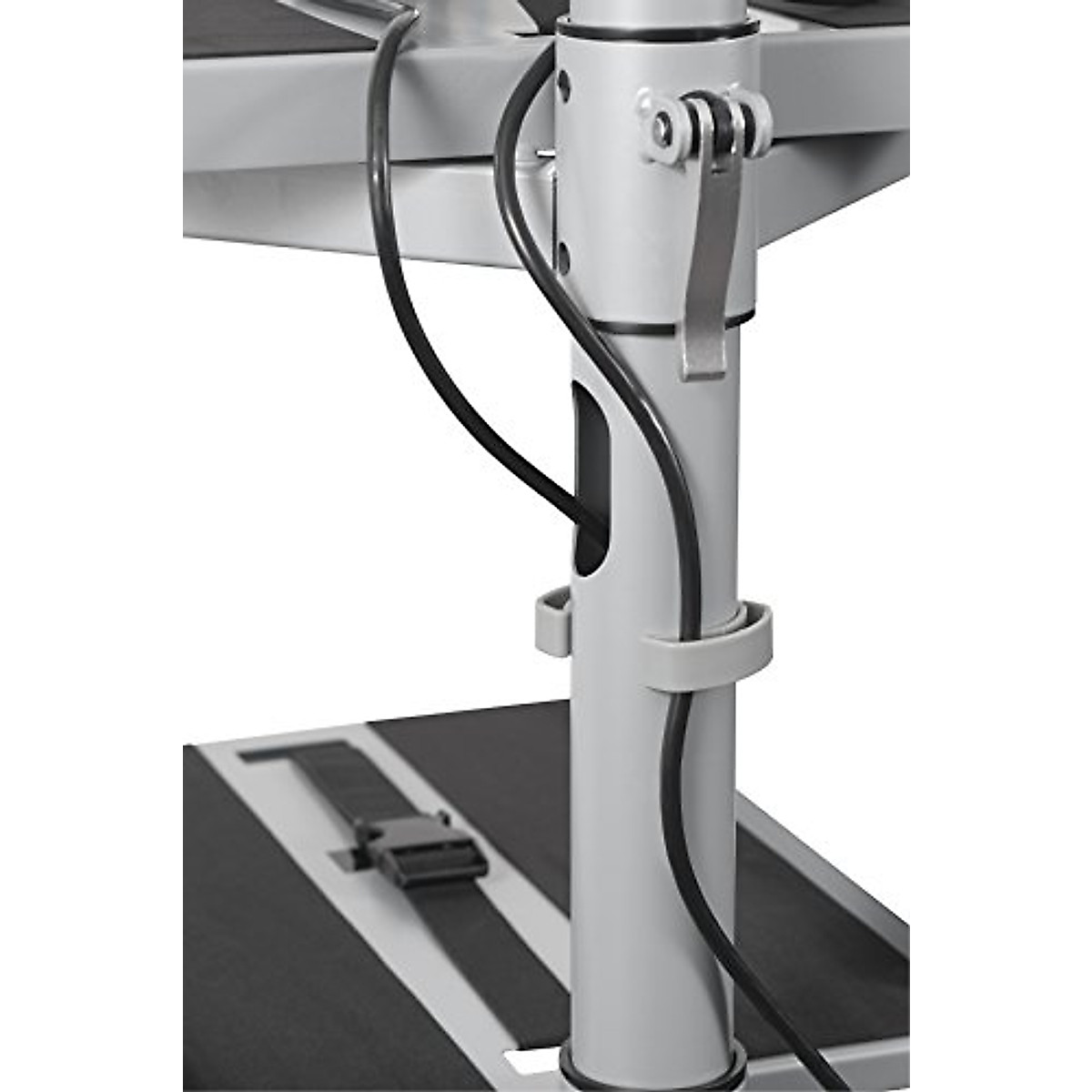 Balt 27614 Beta Sit Stand Mobile Workstation Cart, 67" H x 32" W x 33" D