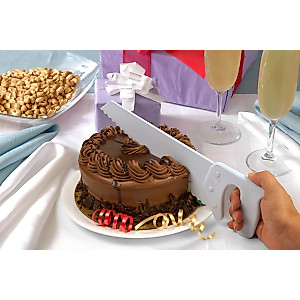 Genuine Fred TABLE SAW Crosscut Cake and Salad Saw, 1 Pack, off-white - TSAW