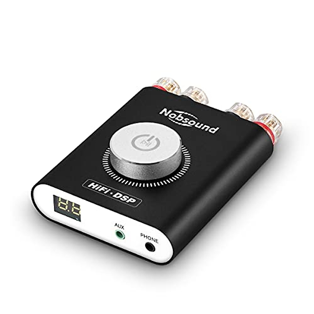 Nobsound NS-20G 200W Mini Bluetooth 5.0 Power Amplifier 2.0 Channel Wireless Receiver Hi-Fi DSP Stereo Headphone Audio Amp LED Display