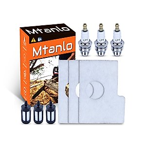 Mtanlo Air Fuel Filter Spark Plug Tune Up For Stihl MS180 MS170 018 170 1130 124 0800, Air Filter, Fuel Filter, Spark Plug