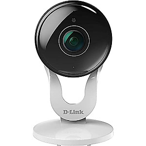 D-Link 1080p Wi-Fi Indoor Security Camera, Full HD 137-degree Wide Angle Wi-Fi Camera, Cloud Recording, Two-way Audio, Motion Detection, Night Vision, Compatible with Alexa (DCS-8300LH) (Renewed)