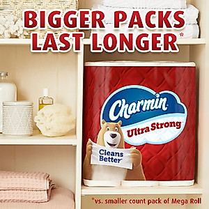 Charmin Ultra Strong Toilet Paper 24 Mega Rolls, 242 Sheets Per Roll