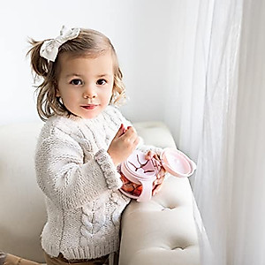Ubbi Tweat No Spill Snack Container for Kids, BPA-Free, Toddler Snack Container, Sage & Pink