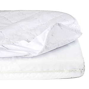 Babydoll Bedding Bassinet Waterproof Mattress Protector, 13" x 29"