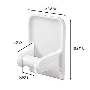 Command Spray Bottle Hangers, White, Holds up to 32 fl oz., 2-Hangers, 4-Strips, Organize Damage-Free (Pack of 2)