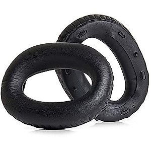 Alitutumao WH-1000XM3 Ear Pads Ear Cushions Cover Compatible with Sony WH-1000XM3 Over-Ear Headphones with Soft Protein Leather, Noise Isolation Memory Foam, Easy Installation (Black)