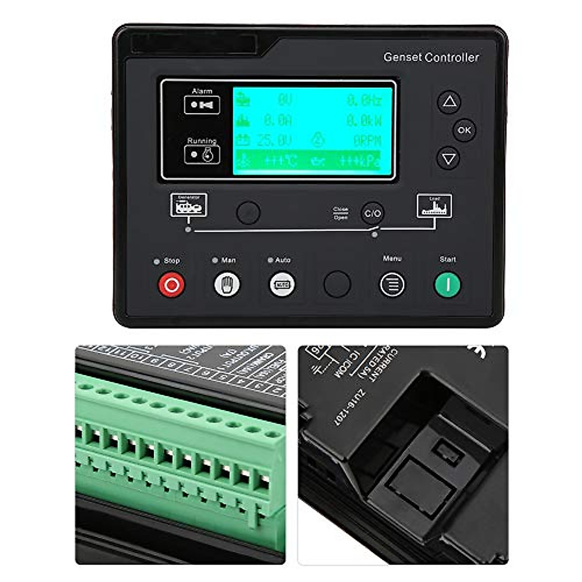 Generator Set Controller Generator Control Panel Control Module Start Stop Automatic Detection Protection HQM6110U 0.5‑70V