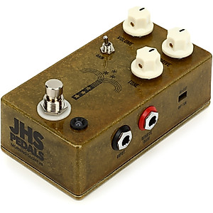 JHS Morning Glory V4 Transparent Overdrive Pedal with 3 Patch Cables