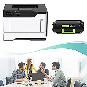 GREENBOX Remanufactured 621H Toner Cartridge Replacement for Lexmark 621H 62D1H00 62D1000 High Yield for Lexmark MX710DE MX710DHE MX711DE MX711DHE MX711DTHE MX810DE MX810DFE MX810DPE MX810DME, 1 Black