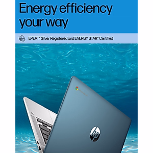 HP Chromebook 14" Laptop, Intel Celeron N4120 Processor, Intel UHD Graphics 600, 4 GB RAM, 64 GB SSD, Chrome OS (14a-na0280nr, Forest Teal)