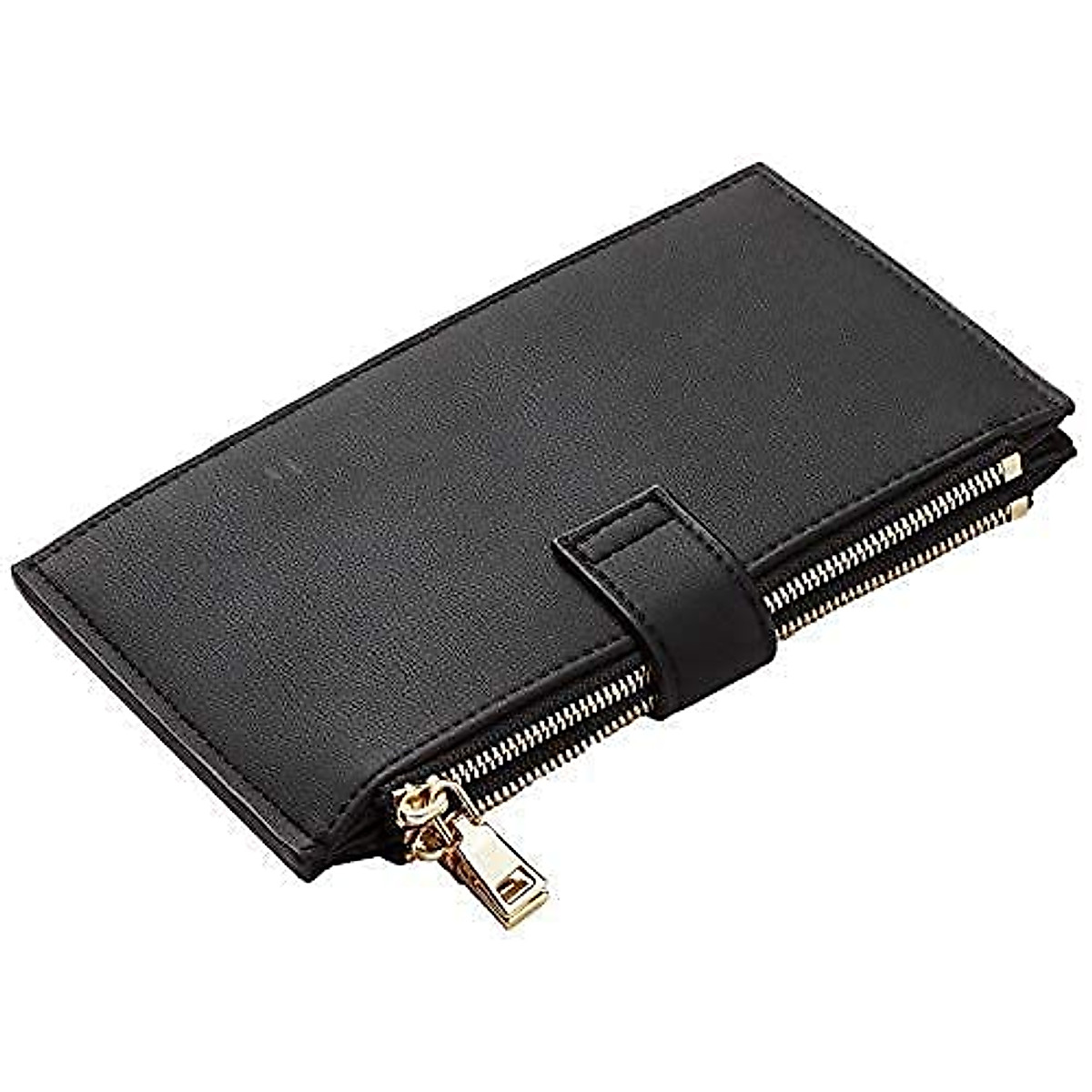 Travelambo Womens Multi Card Case Wallet & Front Pocket Minimalist Leather Slim Wallet