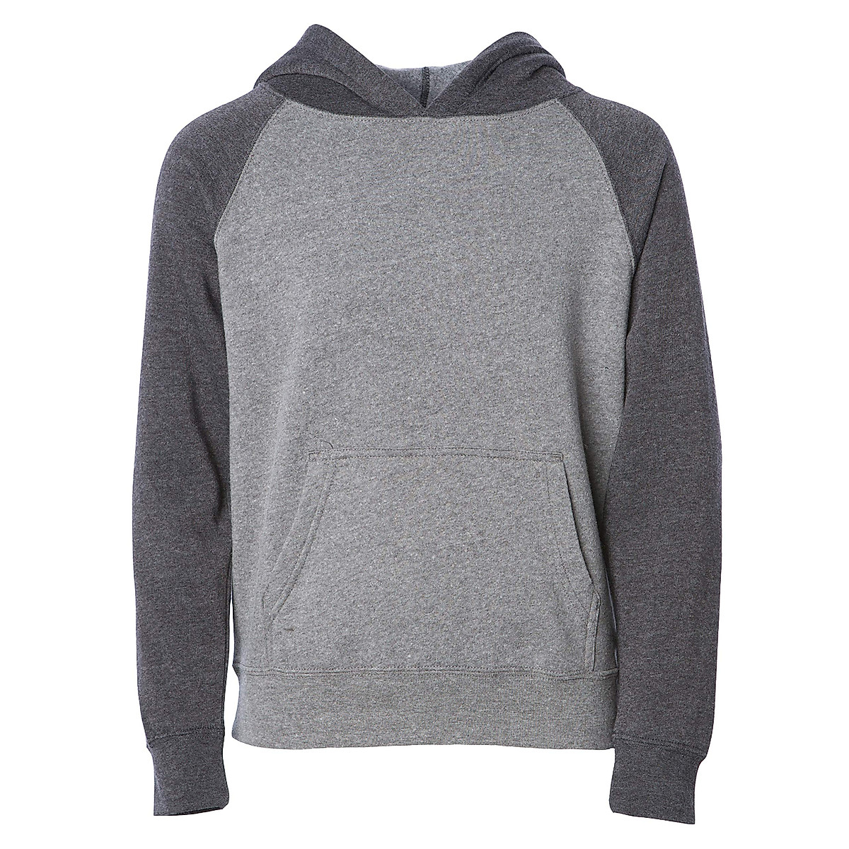 Global Blank Youth and Toddler Hoodies Super Soft Lightweight Pullover Sweatshirt Kids Hoodie for Boys and Girls,Grey,Medium