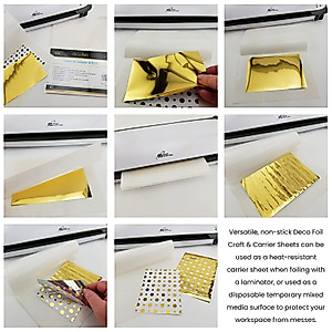 iCraft Deco Foil Craft & Carrier Sheets, 11" x 17", 6 Sheets per Pack