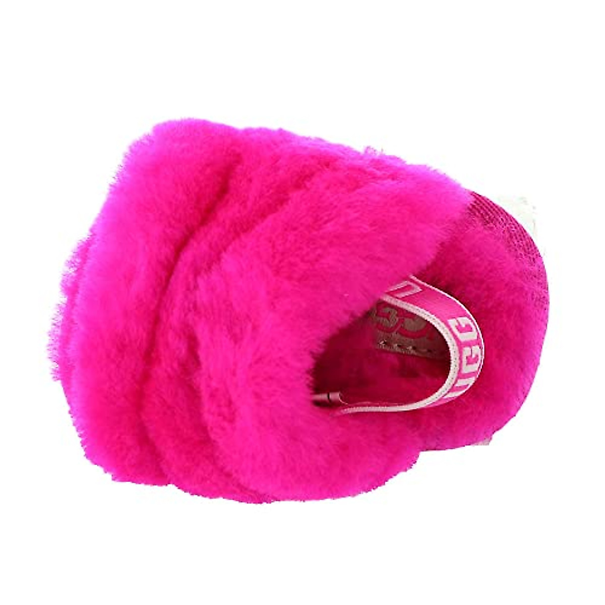 UGG unisex baby Fluff Yeah Slide Slipper, Rock Rose, 2-3 Infant US