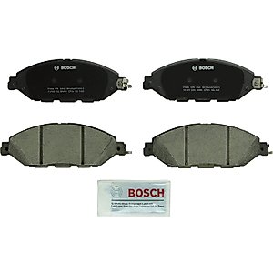 BOSCH BC1649 QuietCast Premium Ceramic Disc Brake Pad Set - Compatible with Select Infiniti JX35, QX60; Nissan Murano, Pathfinder; FRONT